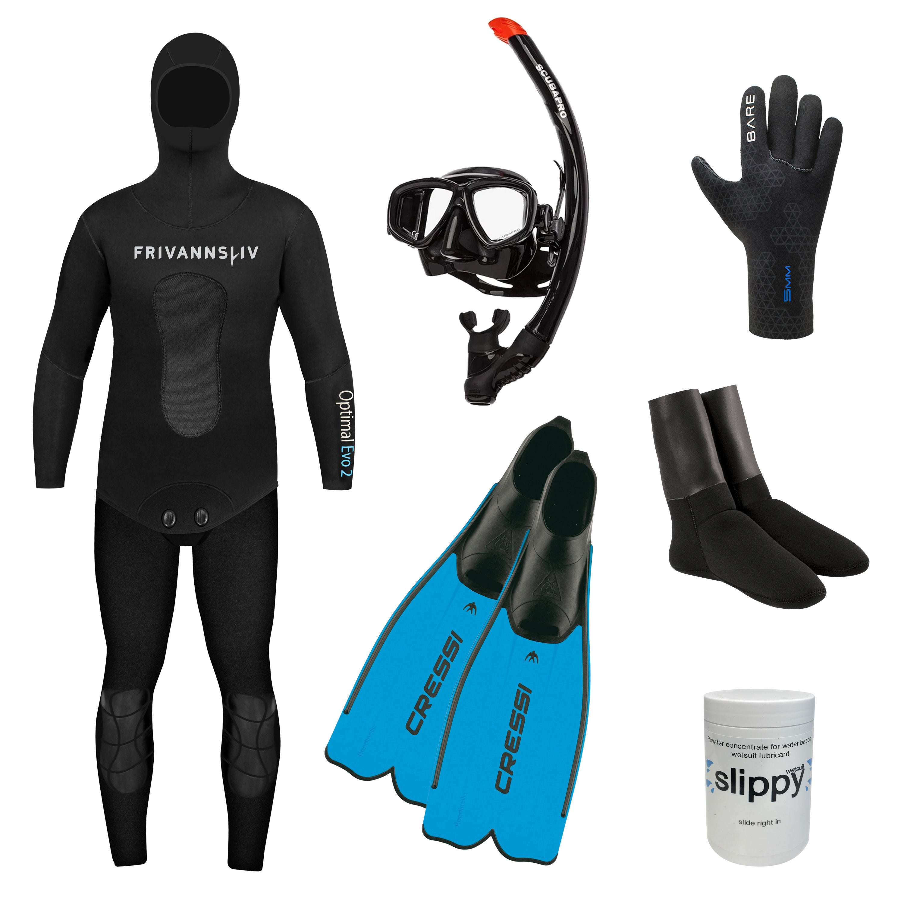 Utstyrspakke Explorer limited - snorkling, fridykking og vannsport ...